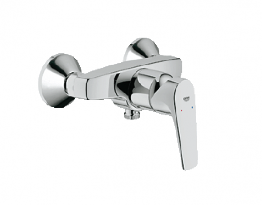Grohe Bauflow Single-lever shower mixer - Bathroom Warehouse