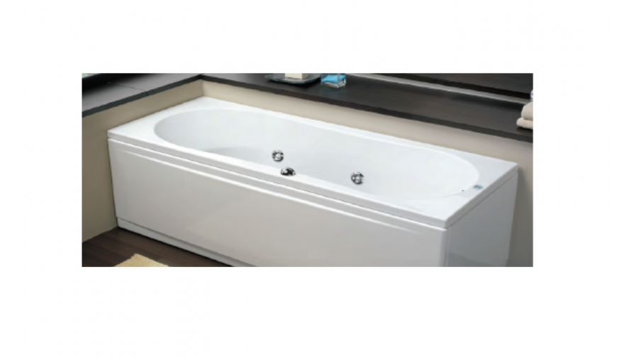 Blubleu Aqua built-in bathtub - Bathroom Warehouse
