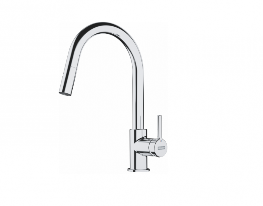 Franke Lina Pull-out kitchen mixer chrome - Bathroom Warehouse