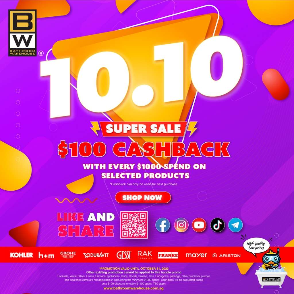 🚽🚿 Introducing the Bathroom Warehouse 10.10 Super Sales Event!🚰🛁 ...